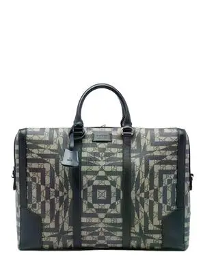 Gucci Gg Supreme Caleido Eden Briefcase Business Bag - Neutrals