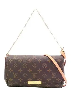 LOUIS VUITTON Monogram Favorite Mm Satchel - Brown