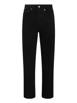 LEVI'S Ribcage Logo-patch Jeans - Black