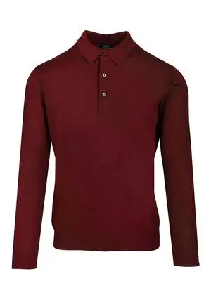 FEDELI Long-sleeve Polo Sweater