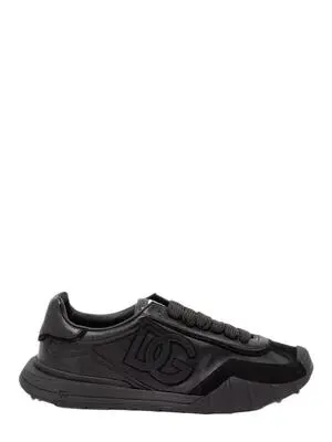Dolce & Gabbana Dg Athletic Logo Low-top Sneakers - Black