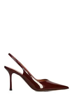CASTAGNA Darya Pointed-toe Slingback Pumps - Red