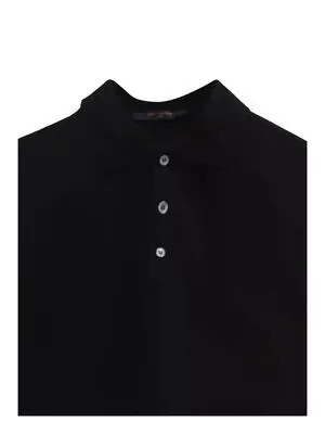 LOUIS VUITTON Short-sleeved Polo Shirt - Black