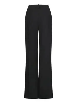 Khaite Grenare Pleated Trousers - Black