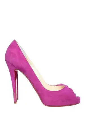 CHRISTIAN LOUBOUTIN Hyper Prive Peep-toe Pumps - Pink