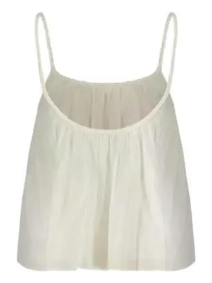 Red Valentino Braided Pleated Top - White