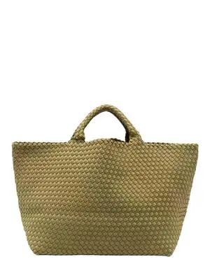 NAGHEDI NAGHEDI Large St Barth's Woven Tote Bag Green