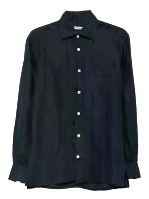 Kiton Chest-pocket Shirt - Blue
