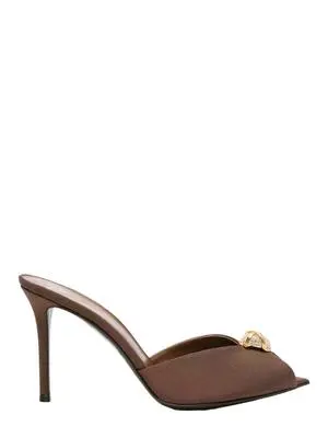 GIUSEPPE ZANOTTI Giuseppe Zanotti Embellished Peep-Toe Mules