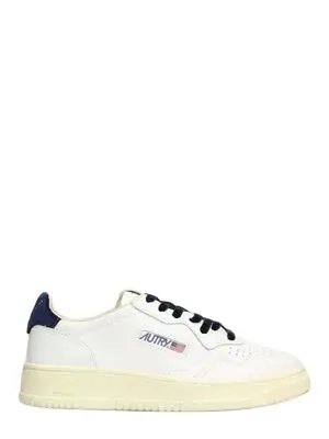 AUTRY Medalist Low Velvet-lace Sneakers - White