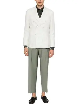 BRIGLIA 1949 Portobello Pleated Trousers - Green