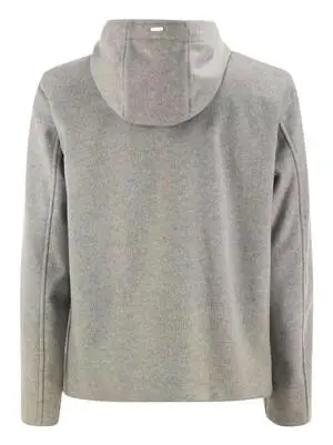 Herno Hooded Jacket With Drawstring - Grey