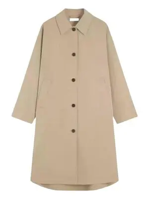 Tommy Hilfiger Button-up Collared Coat - Neutrals