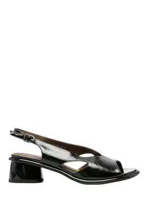LINDA BAUMANN LINDA BAUMANN Cut-Out Slingback Sandals Black