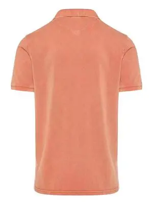 BOB Logo-embroidered Piqué Polo Shirt - Orange