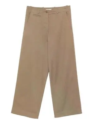 THE ROW Fadry Wide-leg Trousers - Neutrals