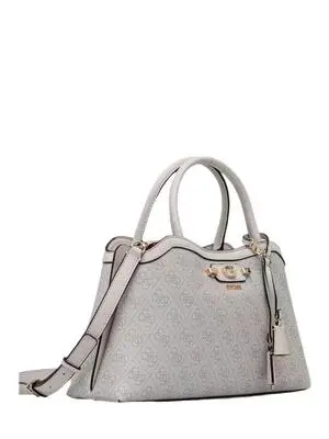 Guess Lindsey Logo-plaque Tote Bag - Grey