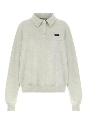 ROTATE BY BIRGER CHRISTENSEN ROTATE BIRGER CHRISTENSEN Balloon Sleeve Polo Top