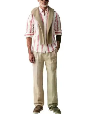 Gant Striped Button-down Shirt - White