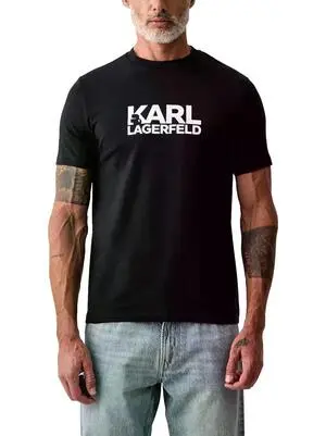 Karl Lagerfeld Logo-print T-shirt - Black