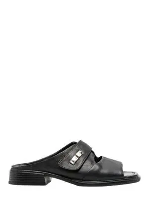 SERGIO MORETTI FIRENZE Sergio Moretti Firenze Leather Turn-Lock Sandals