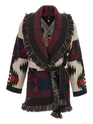 ALANUI Icon Jacquard-Knit Cardigan