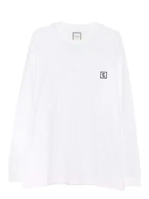 WOOYOUNGMI Logo-print Long-sleeve T-shirt - White