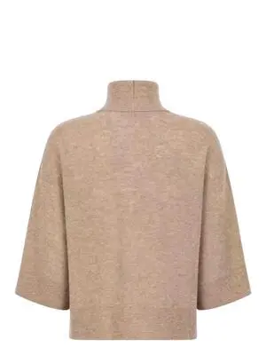 Fabiana Filippi Sequin-embellished Roll-neck Sweater - Brown