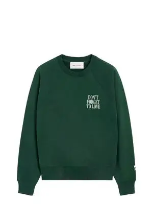 AMI Paris Cotton Sweatshirt - Green