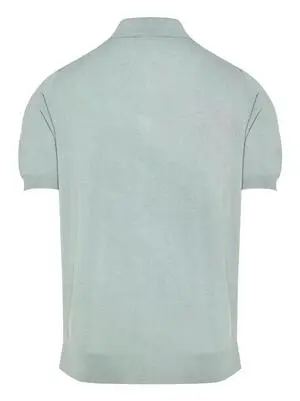MANDELLI Short-sleeve Polo Shirt - Blue