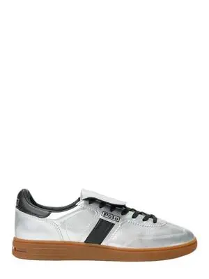 Polo Ralph Lauren Bedford Leather Sneakers - Grey