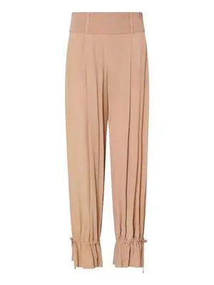 Liu Jo Wide-leg Trousers With Drawstring Detail - Pink