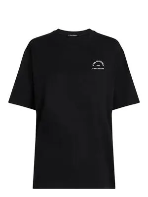 Karl Lagerfeld Rue St-guillaume Oversized T-shirt - Black