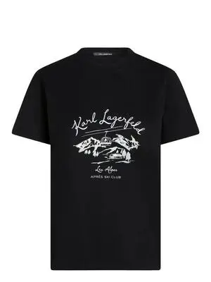 Karl Lagerfeld Graphic T-shirt - Black