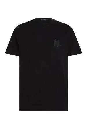 KARL LAGERFELD Monogram Wool-blend T-shirt