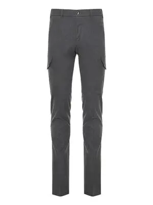 PT TORINO Slim Cut Cargo Pants - Grey
