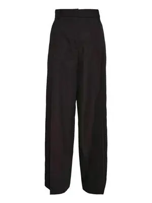 N°21 Tailored Wide-leg Trousers - Black