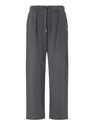 Liu Jo Drawstring Milano Stitch Trousers - Grey