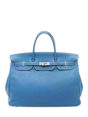 Hermès 40cm Birkin Verso Tote Bag - Blue