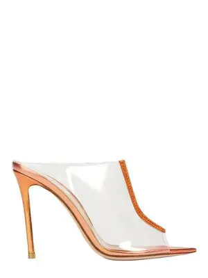GIANVITO ROSSI Sigma Crystal-embellished Sandals - Orange
