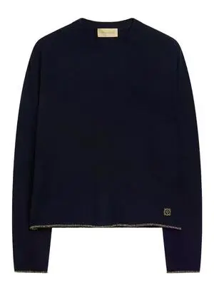 MOMONI MOMONÌ Karasu Lurex-Trim Sweater