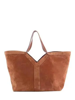 Saint Laurent Y Leather Medium Tote Bag - Brown