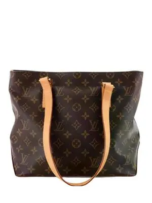 LOUIS VUITTON Monogram Canvas Cabas Piano Tote Bag - Brown