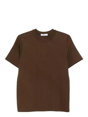 ELEH Crewneck Short Sleeve T-shirt - Brown
