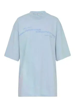 Alexander Wang Logo Print T-shirt - Blue