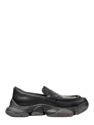 Camper Karst Leather Loafers - Black
