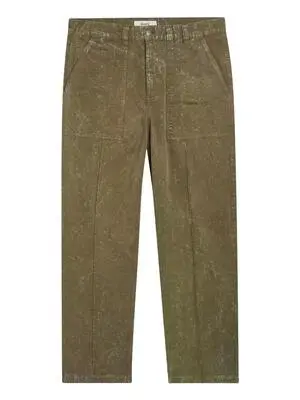FORET Searcher Cotton Trousers - Green