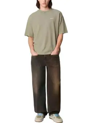 Axel Arigato Honor Washed-effect T-shirt - Green