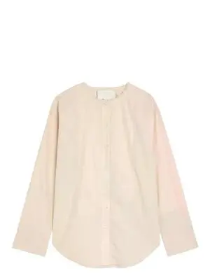 3.1 Phillip Lim Collarless Panelled Shirt - Neutrals