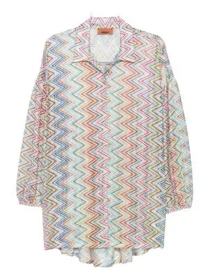 Missoni Zigzag Knit Shirt - Neutrals